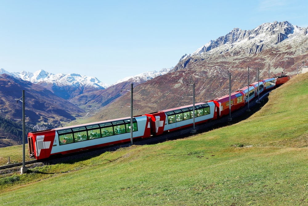 Switzerland Glacier Express Train Journey