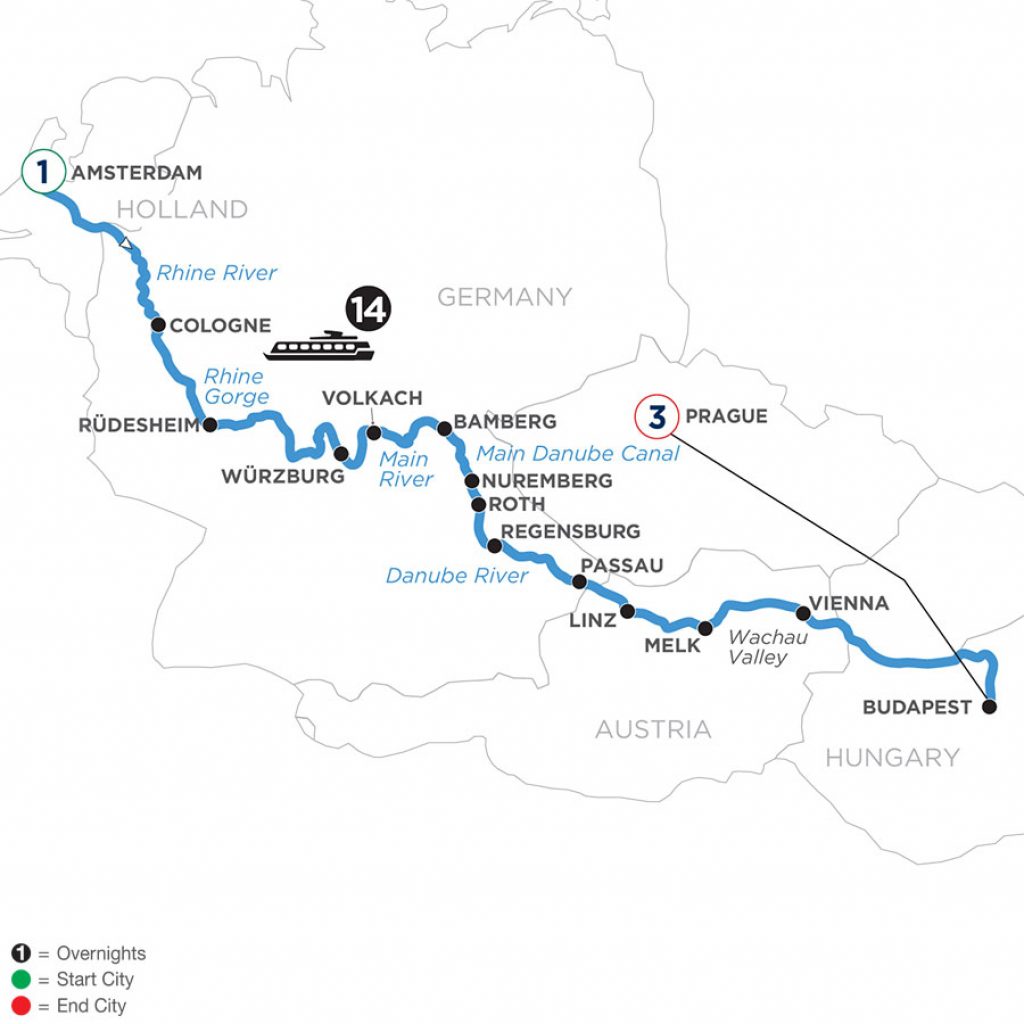 Magnificent Europe Tour with Amsterdam & Prague