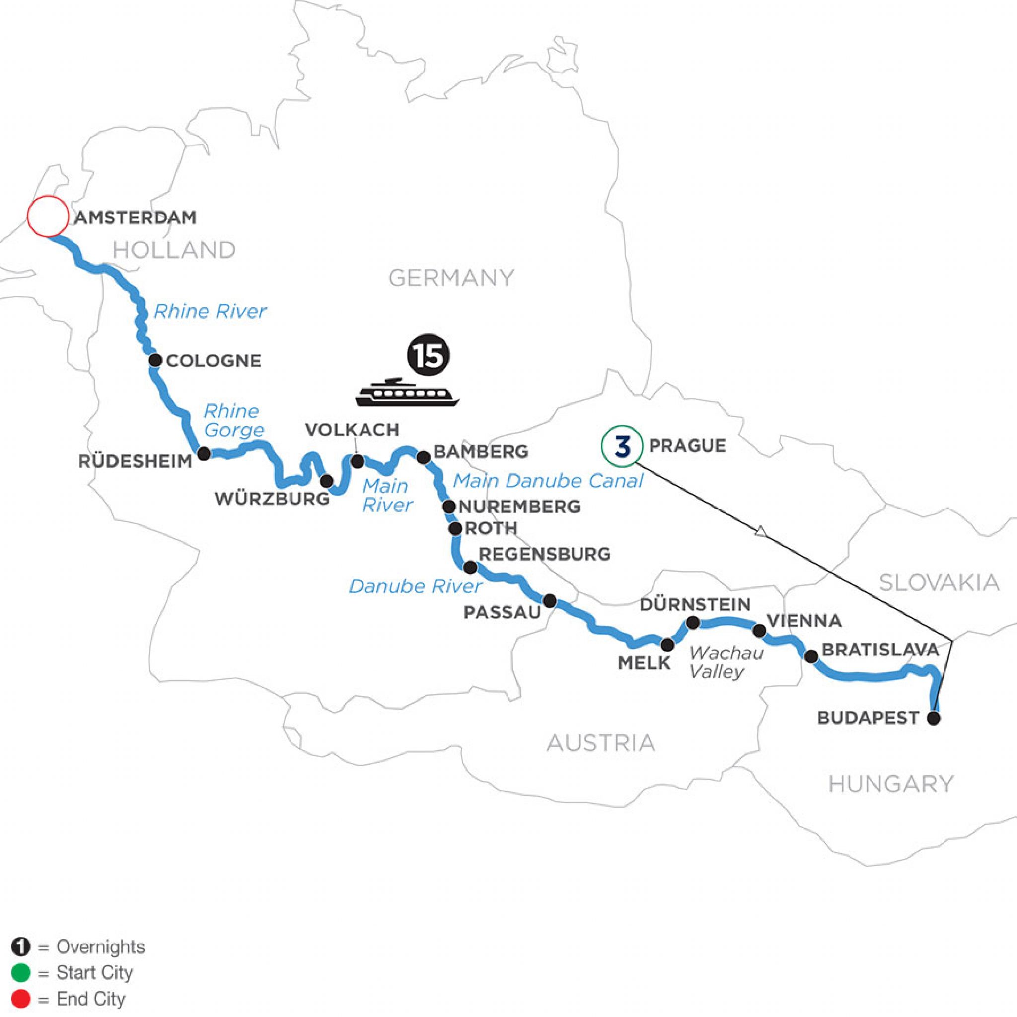 Magnificent Rivers: Europe and Prague
